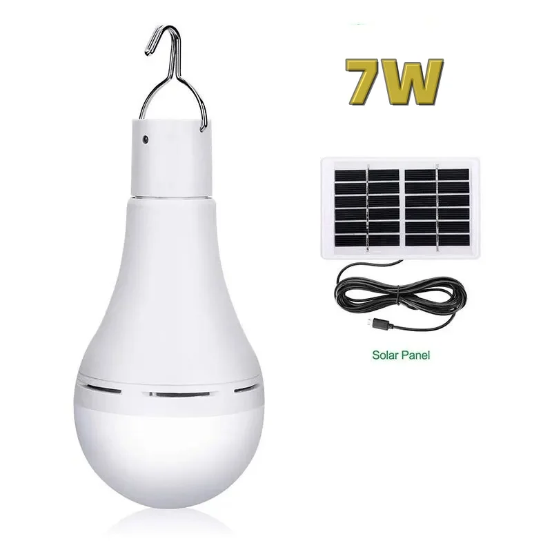 7W-Solar-Light-Waterproof-USB-Charged-Hanging-Emergency-Sunlight ...