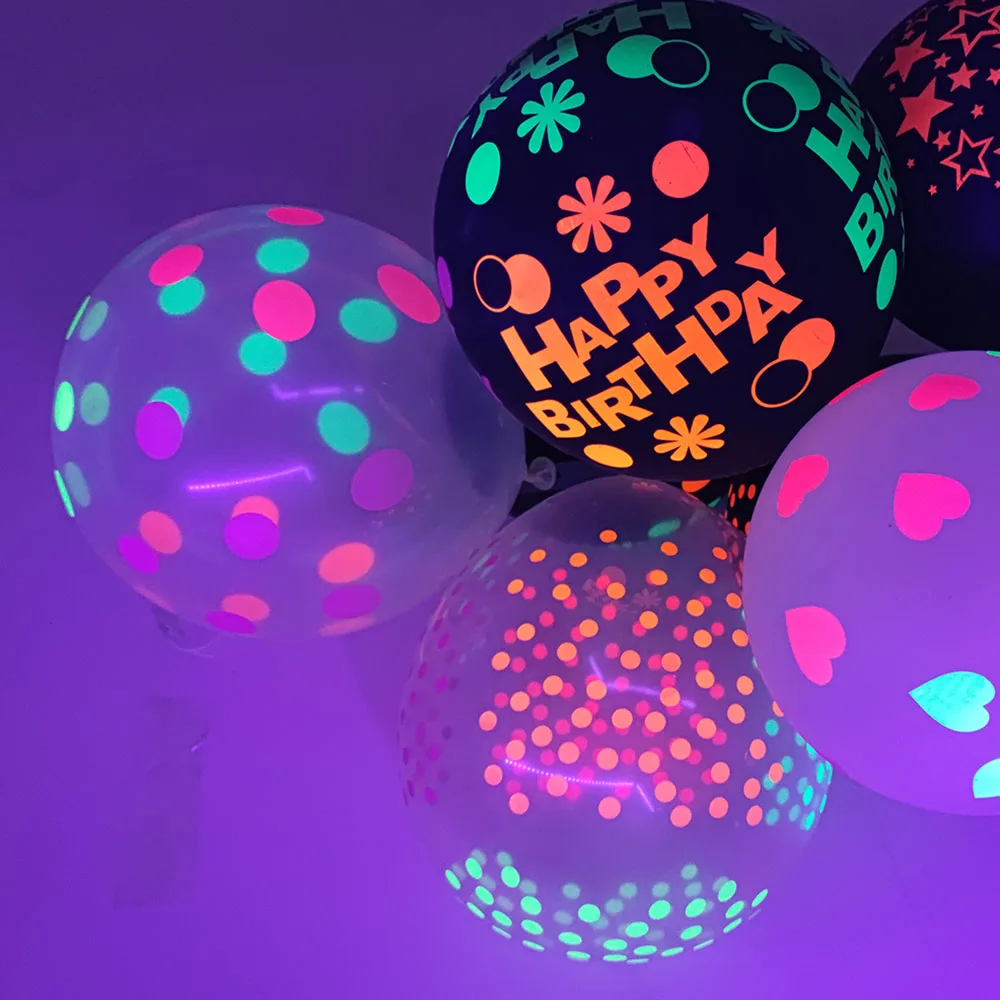 Balloons That Glow In The Dark Neon