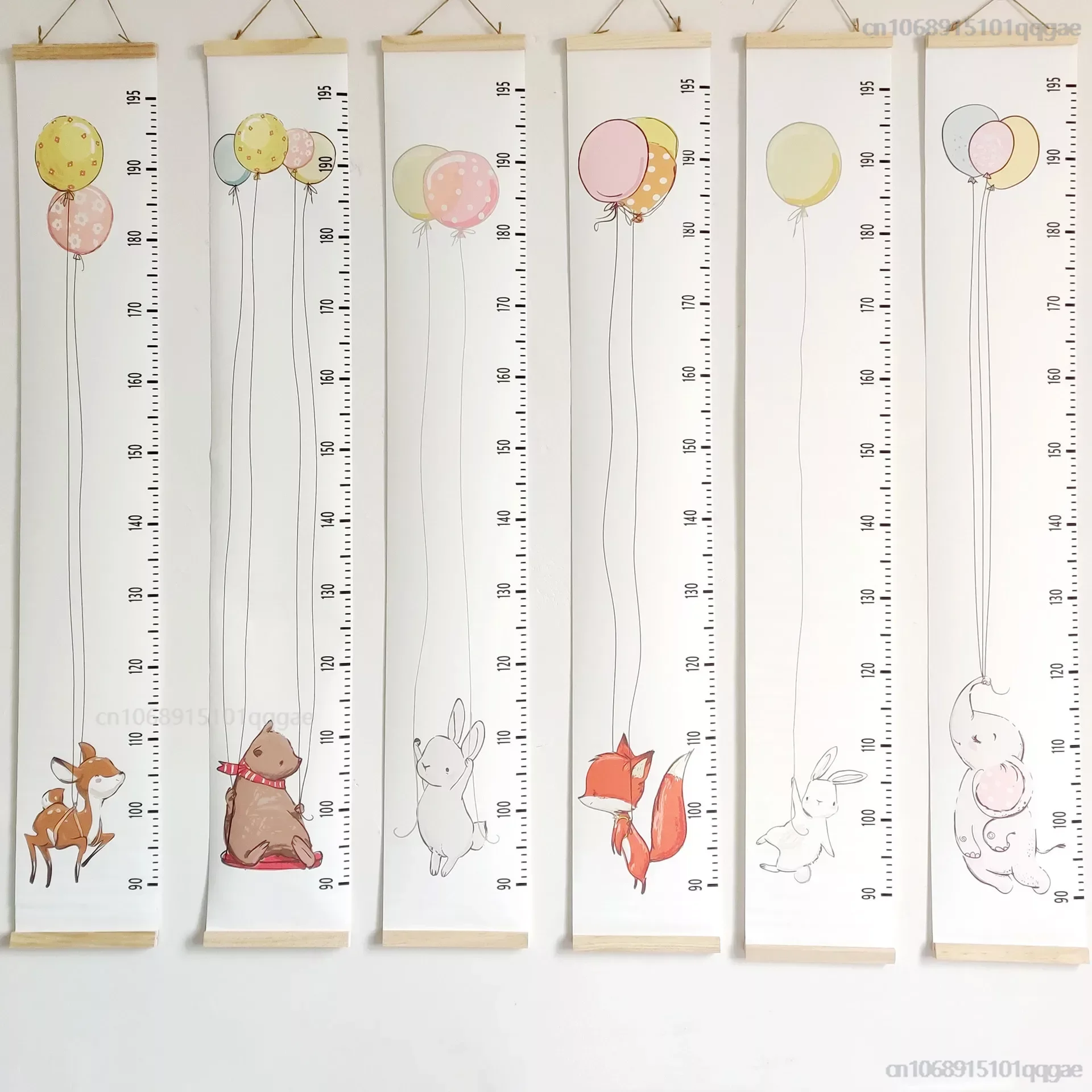 Wooden-Canvas-Wall-Growth-Charts-Baby-Hanging-Decorative-Chart-Height ...