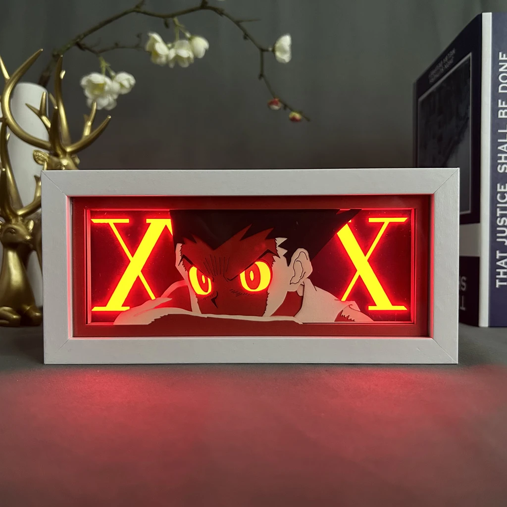 Paper-Cut-Shadow-Box-Light-Anime-Hunter-X-Hunter-Gon-For-Gamer-Room ...