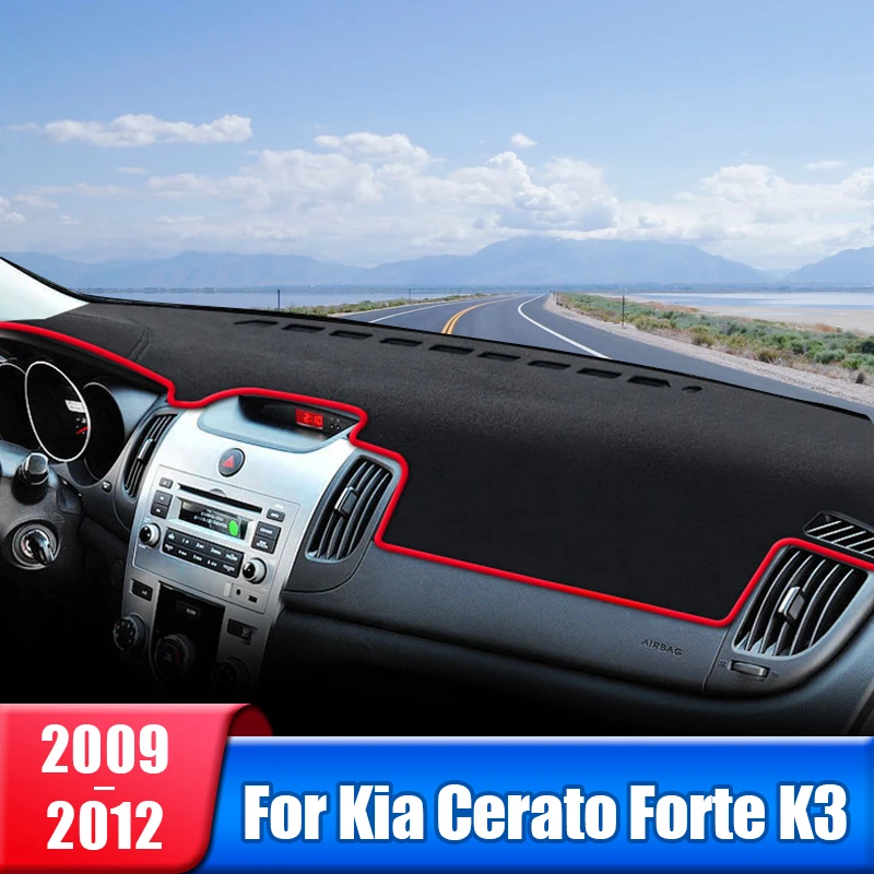 Car Dashboard Cover For Kia Cerato Forte K3 2009 2010 2011 2012 ...
