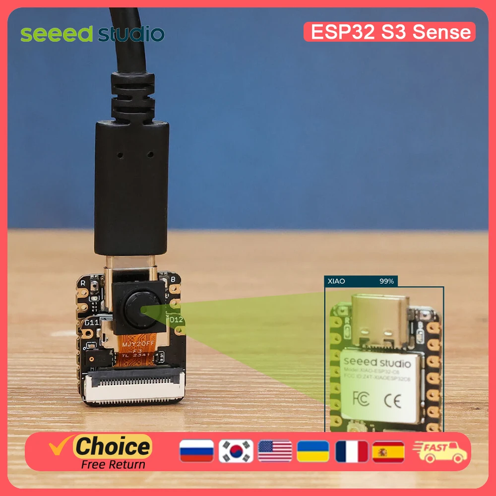 Seeed XIAO ESP32S3: Powerful IoT & AI Board with Camera, Mic, WiFi/BLE ...