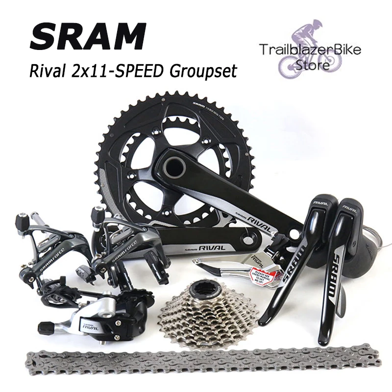 SRAM Speed Road Bike Groupset, Crankset, Kit Shifter, Força Mecânica ...