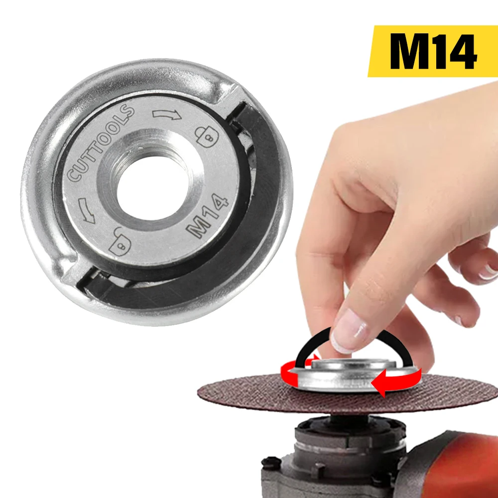 M14-Quick-Locking-Flange-Nut-Thread-Angle-Grinder-Self-Locking-Pressing ...