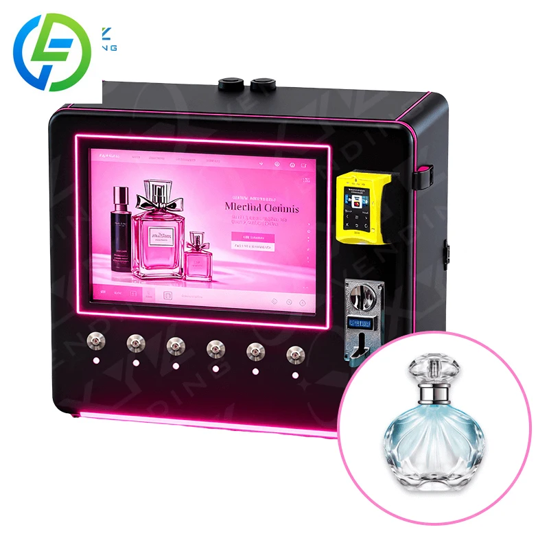 Touch Screen Automat Cologne Spraying Perfume Vending Machine Dispenser ...