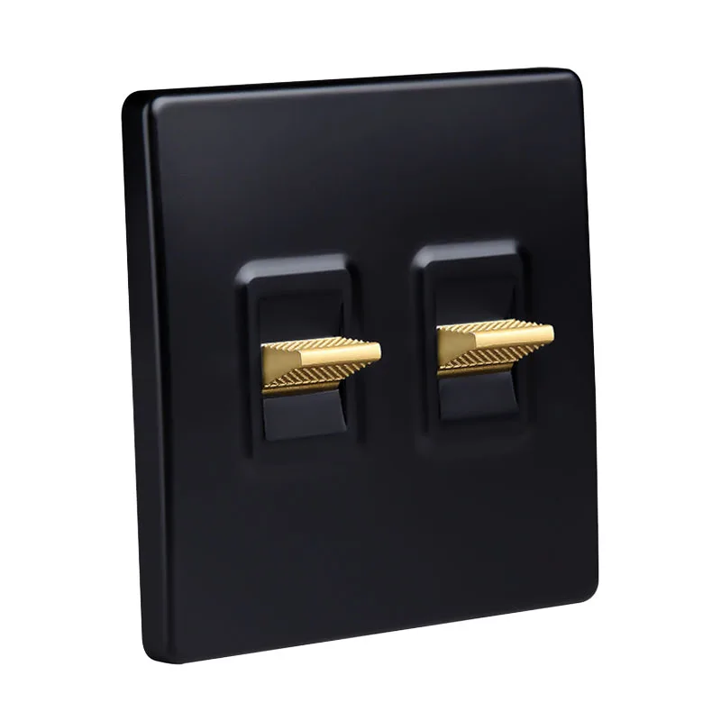 Wall-Light-Retro-Toggle-Switch-1-3-Gang-2-Way-High-Quality-Black ...