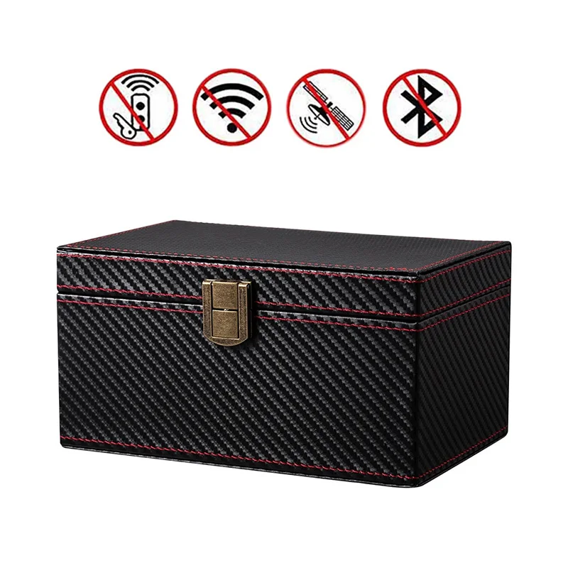 Faraday-Box-RFID-Box-for-Car-Keys-Key-Fob-Protector-Signal-Blocker-for ...