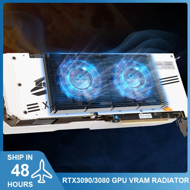 RTX4090/4080 GPU Backplate Radiator 3090/3080 Aluminum Video Memory ...
