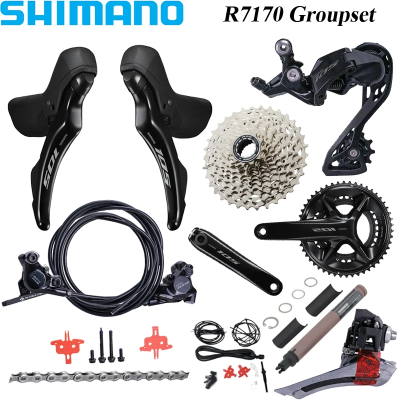 Shimano-105-Di2-R7170-2-12S-Groupset-ST-R7170-BR-R7170-Brake-FC-R7100 ...