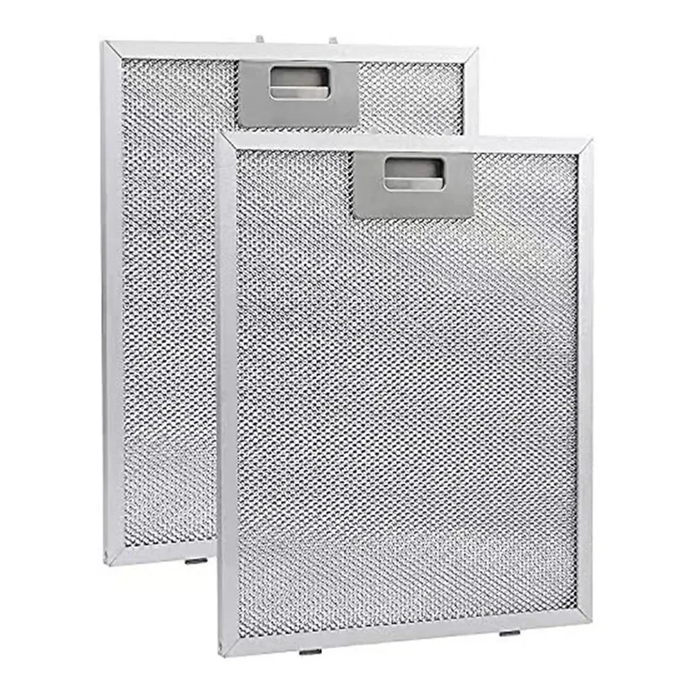 Stainless Steel Mesh Filter Silver Cooker Hood Filters 305 x 267 x 9mm ...