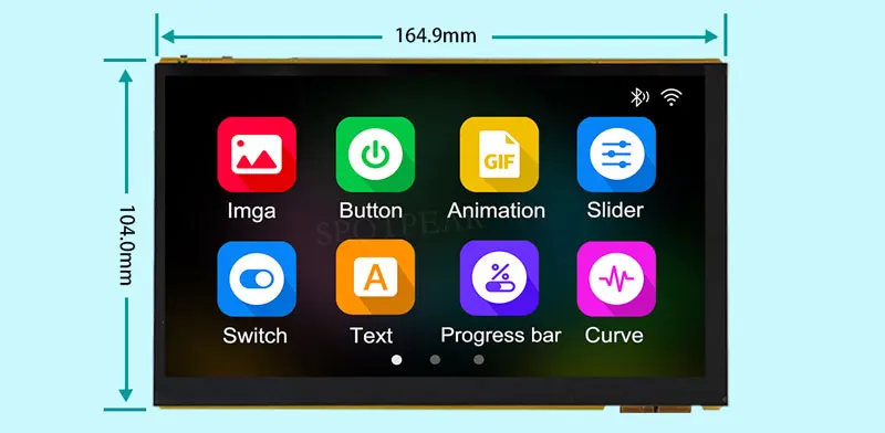 ESP32 P4 7 inch Display Development Board 1024×60 7inch TouchScreen ...