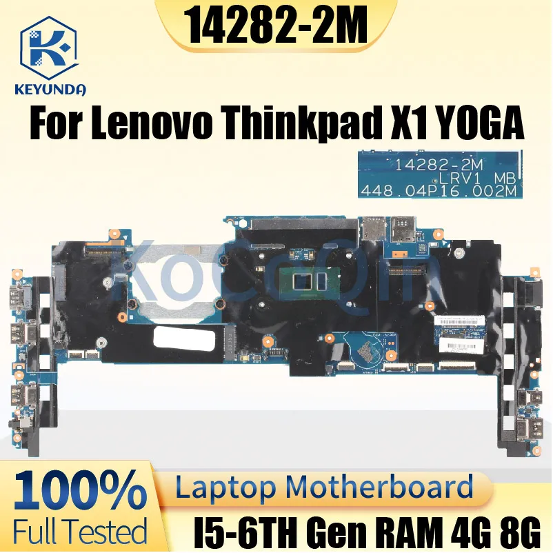 For LENOVO Thinkpad X1 YOGA Laptop Motherboard Core I5 4G 8GB Ram 14282 ...