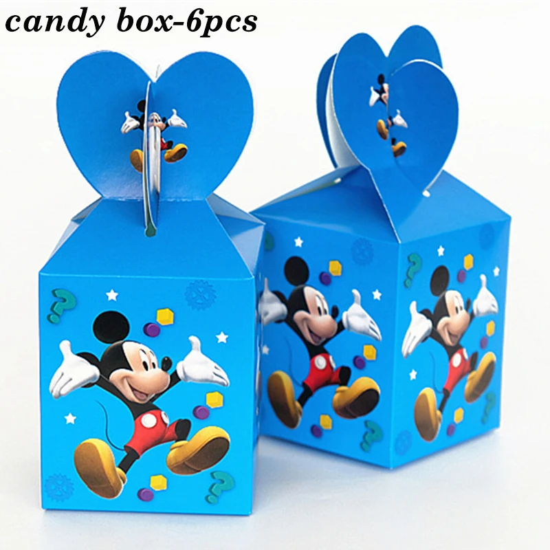 Mickey Mouse Plastic Candy Box | Mickey Mouse Party Popcorn Box - 1/6 ...