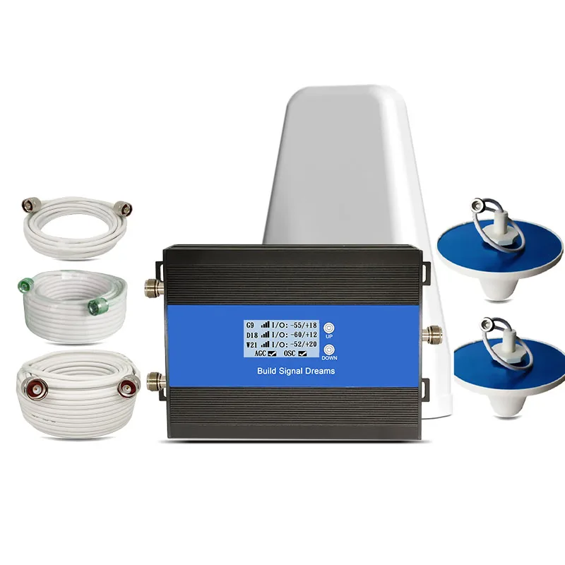 4G 5G Signal Amplifier Full Kit Mobile Repeater Tri Band Booster 700 ...
