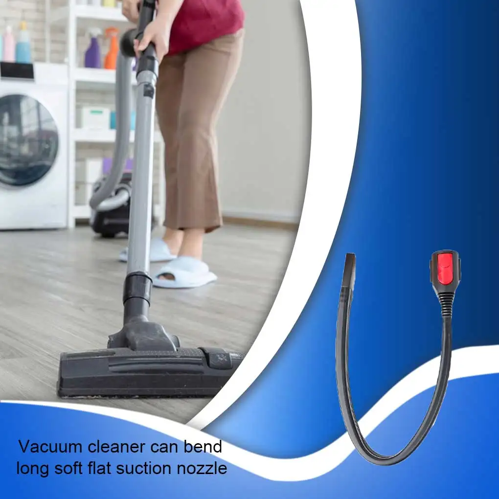 Hose-Vacuum-Cleaner-Flexible-Long-Narrow-Slit-Slot-Suction-Black-Smooth ...
