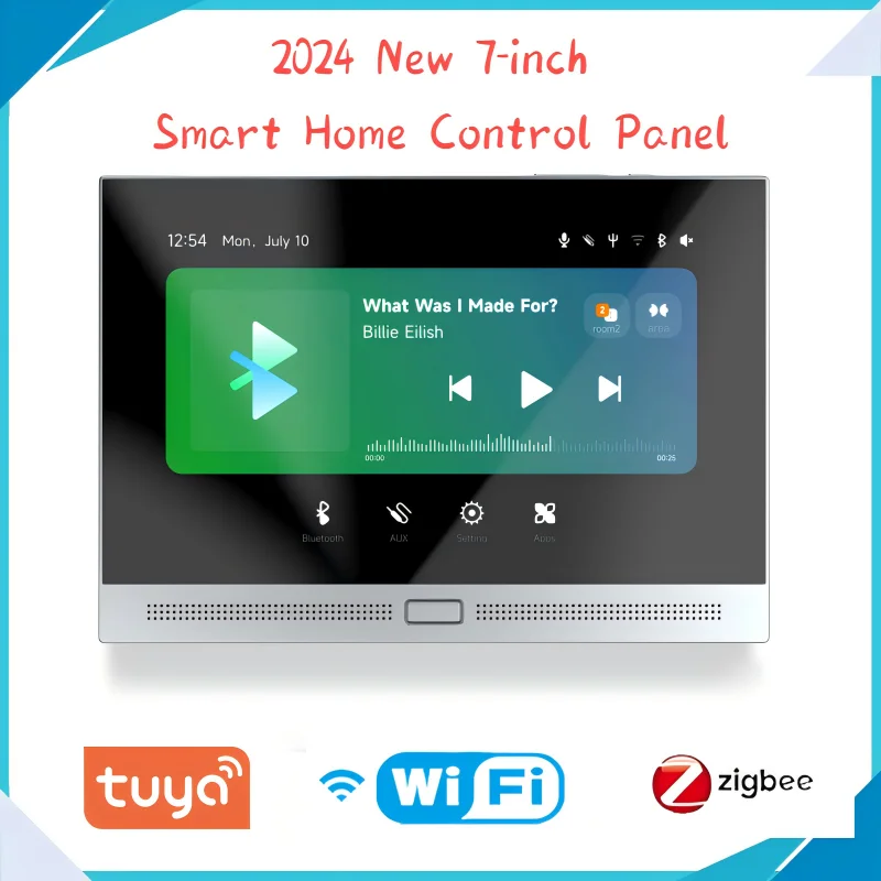 2024-New-7-Inch-Smart-Home-Control-Panel-Tuya-Wifi-Zigbee-Touch-Screen ...