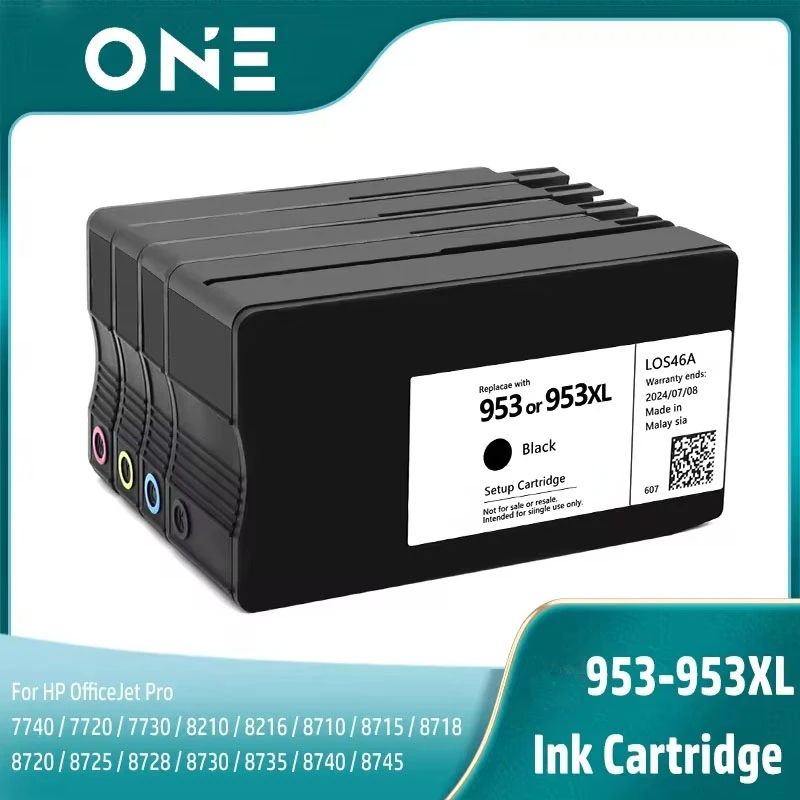 New-953-953XL-Ink-Cartridge-For-HP-7740-7720-7730-8210-8218-8710-8715 ...