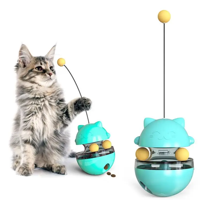 Cat-Teaser-Stick-Pet-Slow-Feeder-Ball-Cat-Kitten-Funny-Tumbler-Food ...