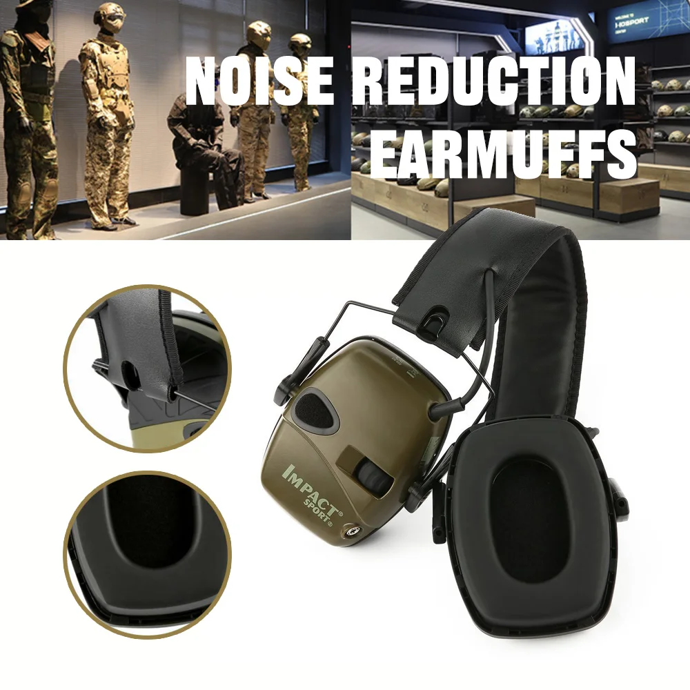 Advanced Hunting Earmuffs Headphones Electronic Hearing Protection 23dB ...