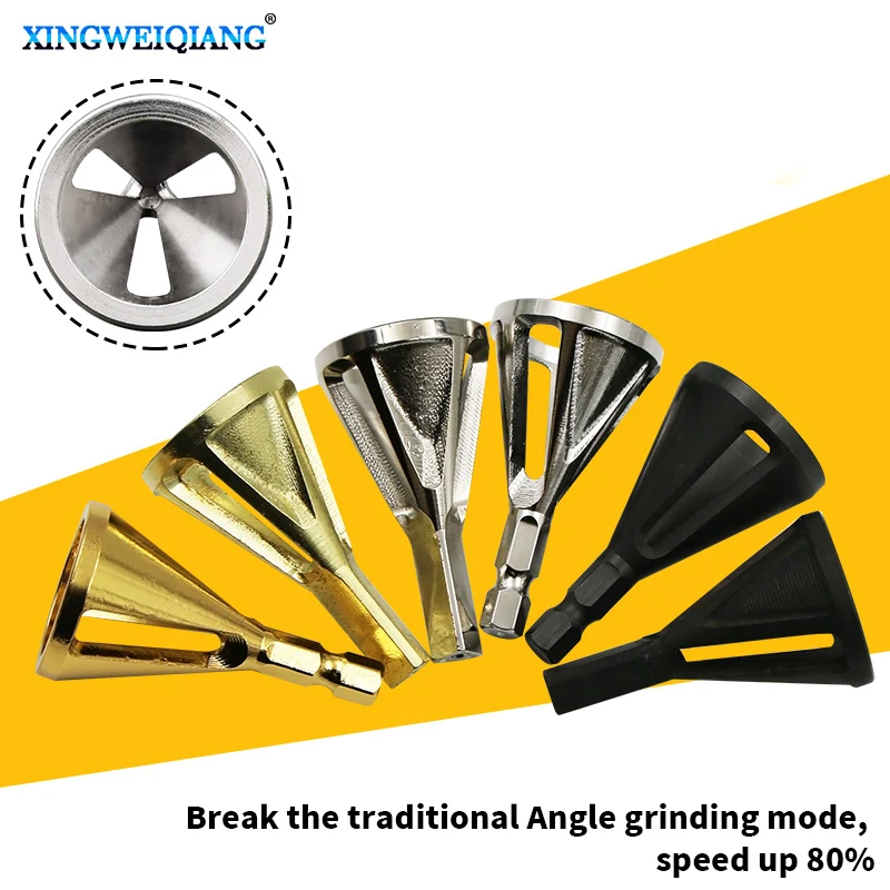 1pc Remove Burr Tool Deburring External Chamfer Metal Hex /Triangle ...