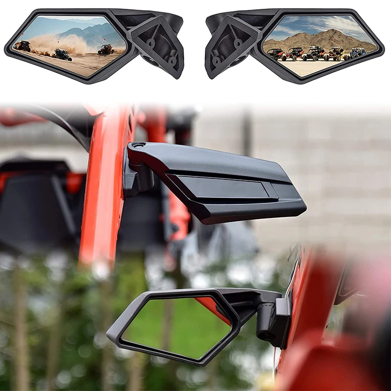 1-Pair-New-Style-Rear-View-Mirrors-UTV-Racing-Off-road-Rearview-Mirrors ...