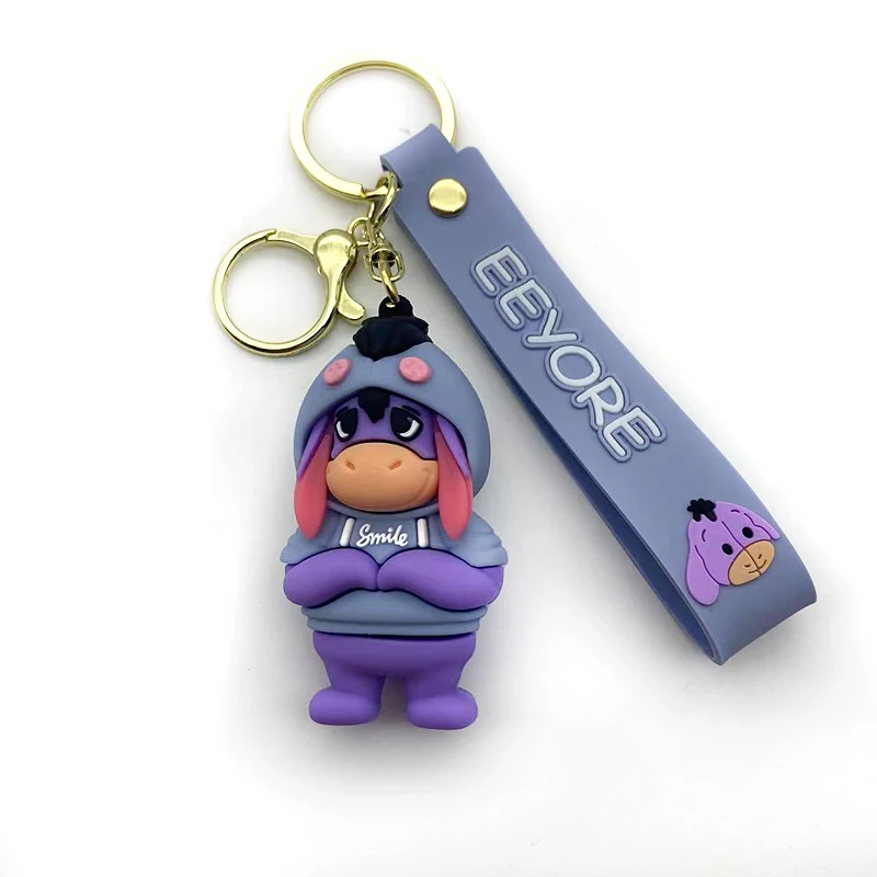 Disney Eeyore Keychains Mickey Mouse Minnie Keyring Car Bag Accessory ...