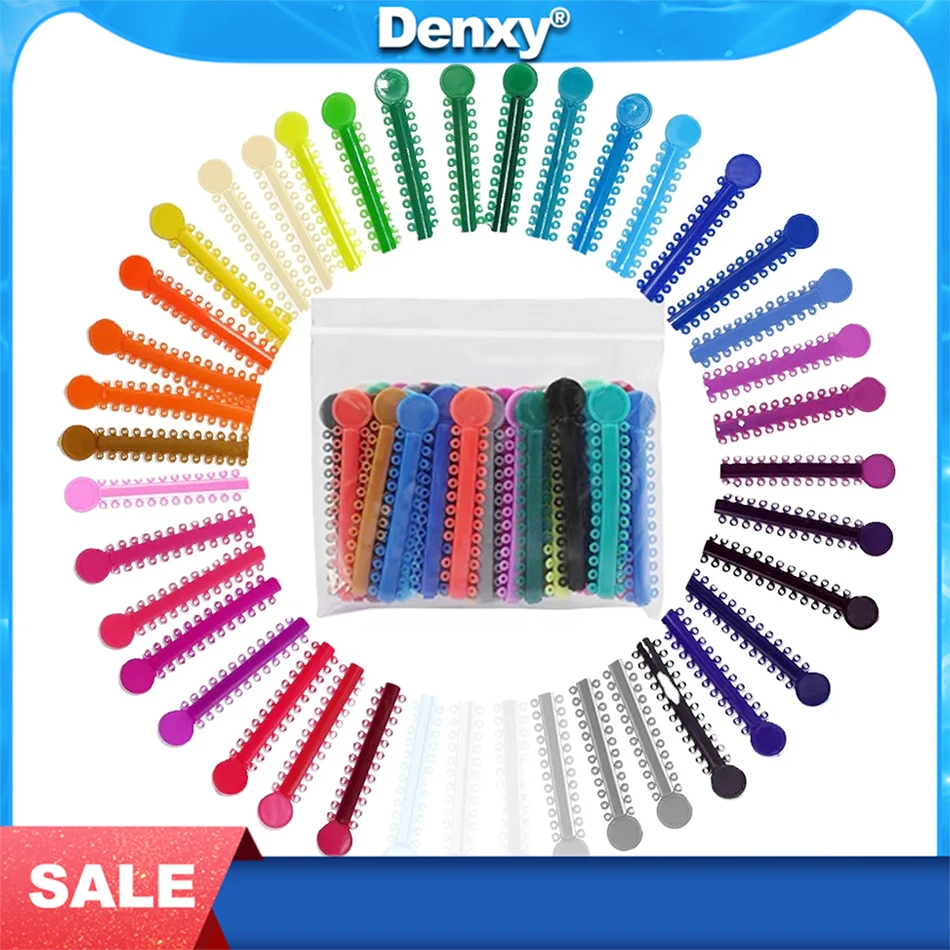 1040pcs/1pack Dental Orthodontic Elastic Ligature Ties Rubber Band ...