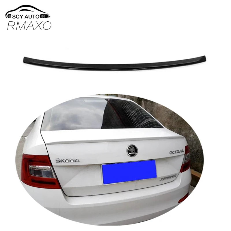 For Octavia Spoiler 2015-2017 Skoda Octavia Spoiler yw ABS plastic ...