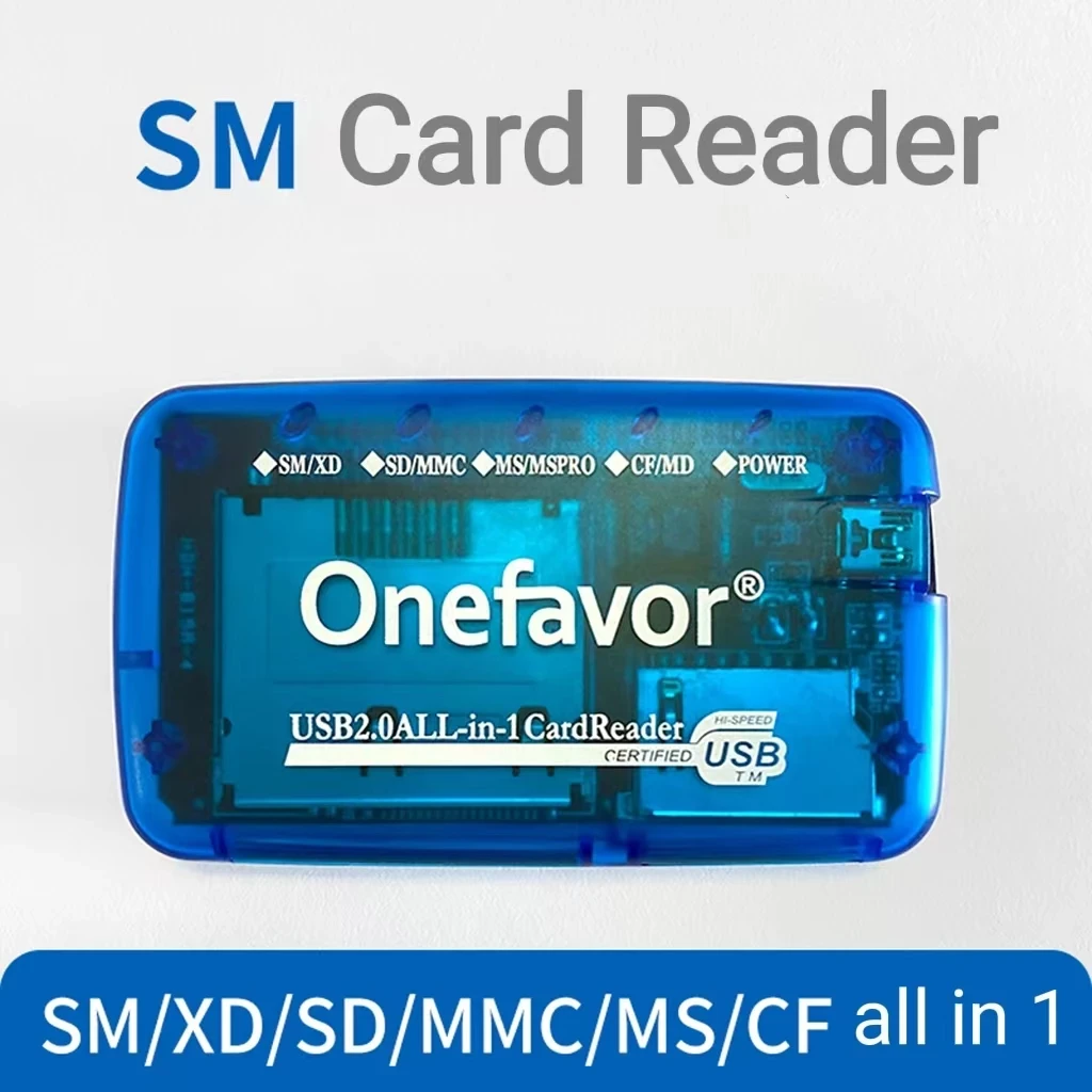 Portable Memory Card Reader Sm Card Reader High Speed Usb 2.0 All In ...