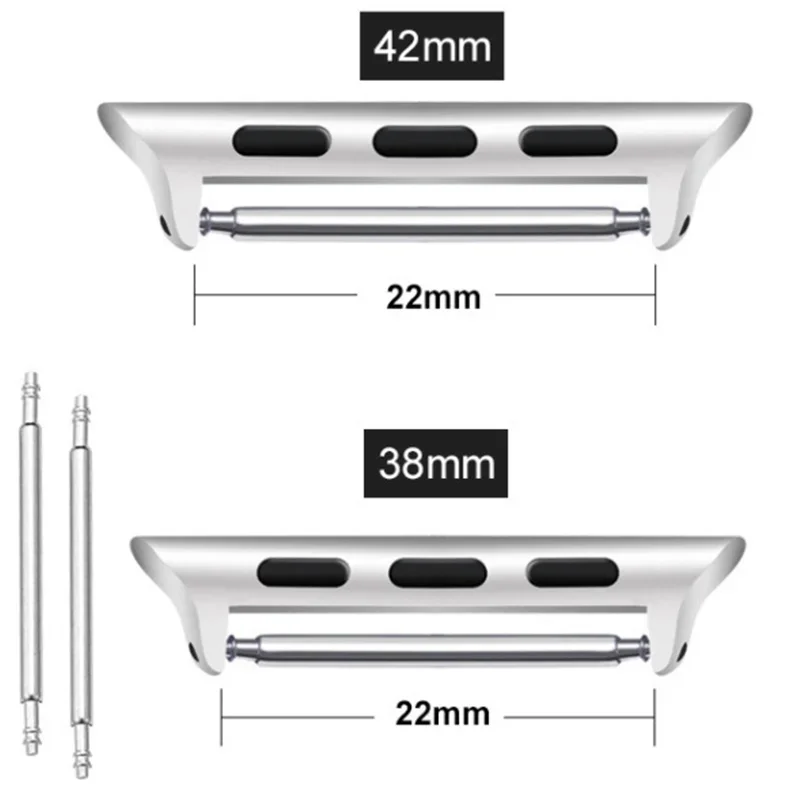 Connector-Adapter-For-Apple-Watch-Series-6-44mm-40mm-Band-Connectors ...