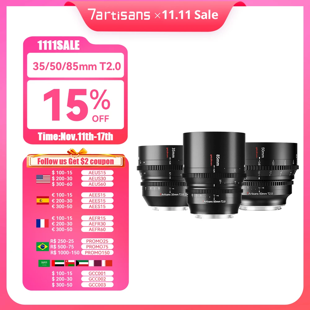 7artisans-7-artisans-35mm-50mm-85mm-T2-0-Full-Frame-Cinema-Spectrum ...