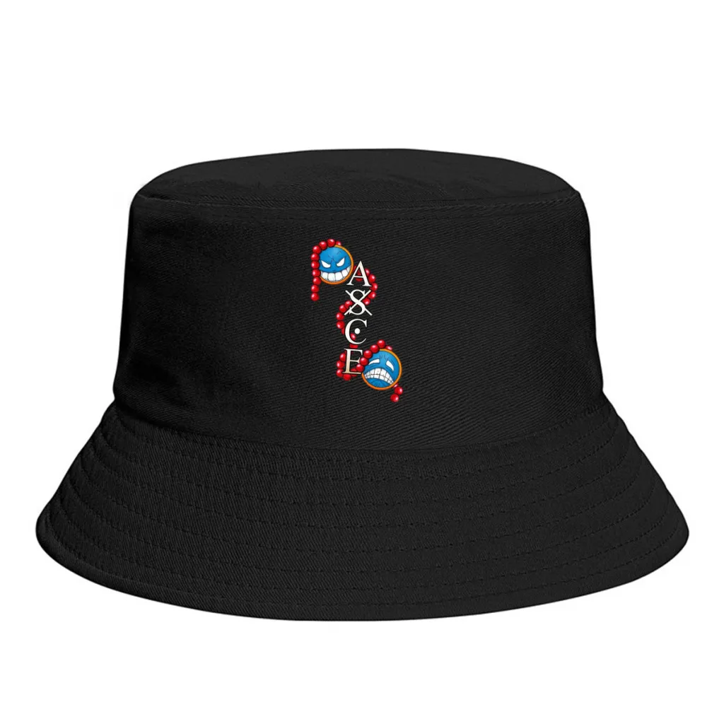 Ace Symbol One Piece Unisex Bucket Hat Beach Windproof Thick Panama Cap ...