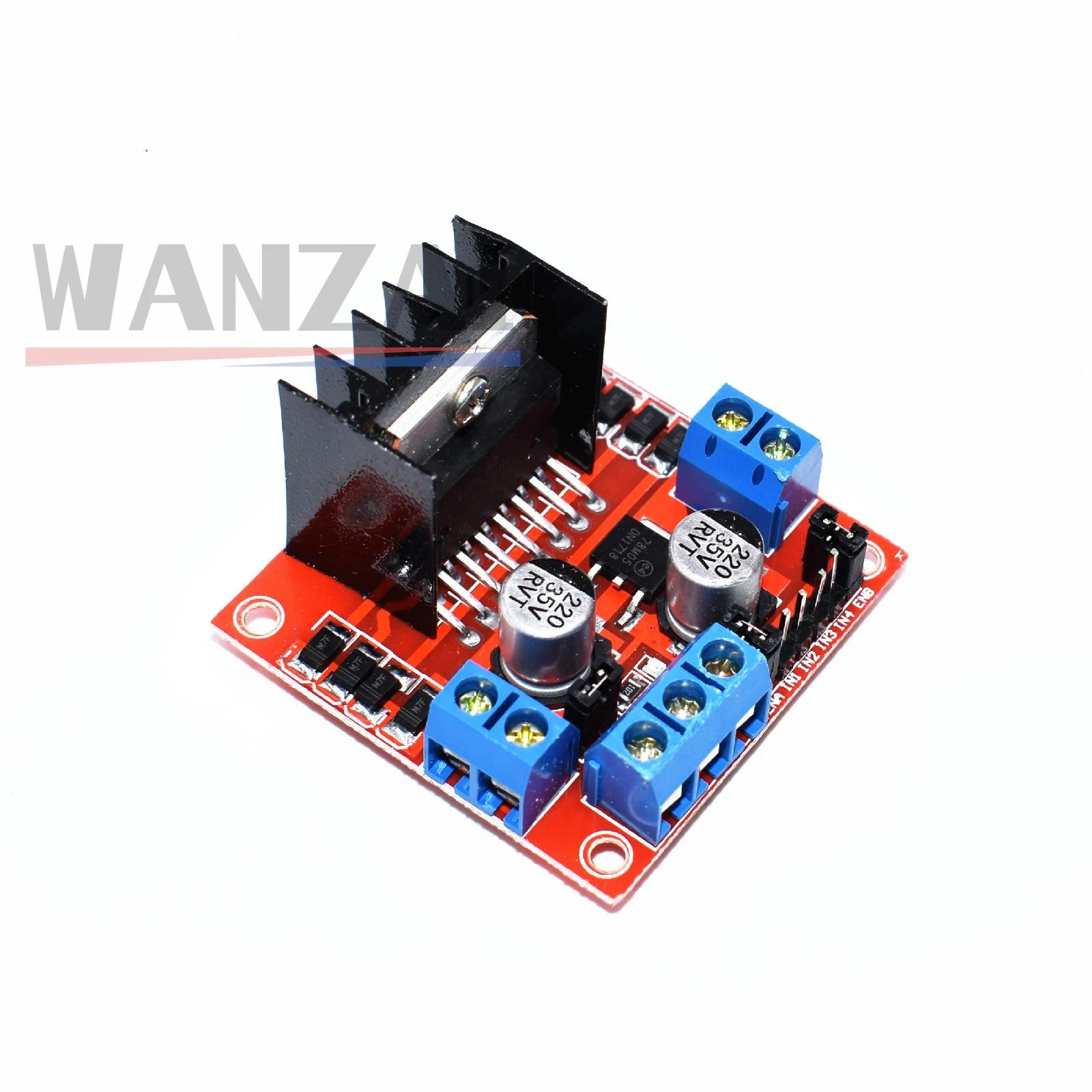L298n Driver Board Module L298 Stepper Motor Smart Car Robot Breadboard ...