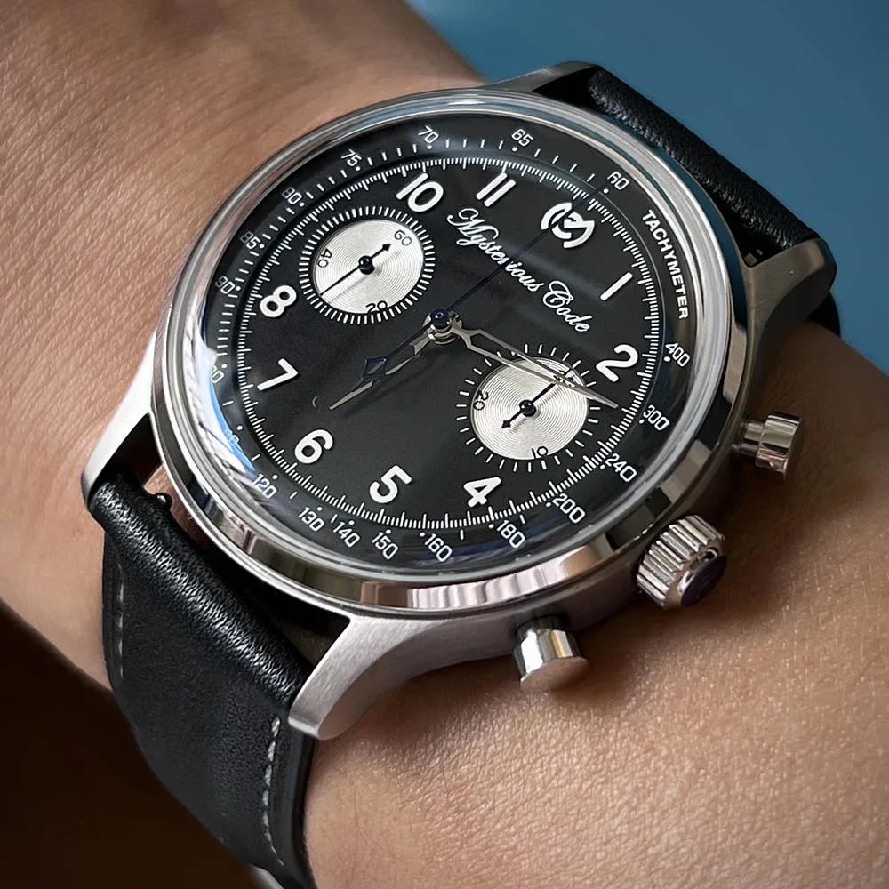 1963 Pilot Watch Seagull St1901 Manual Winding Movement Panda Dial ...