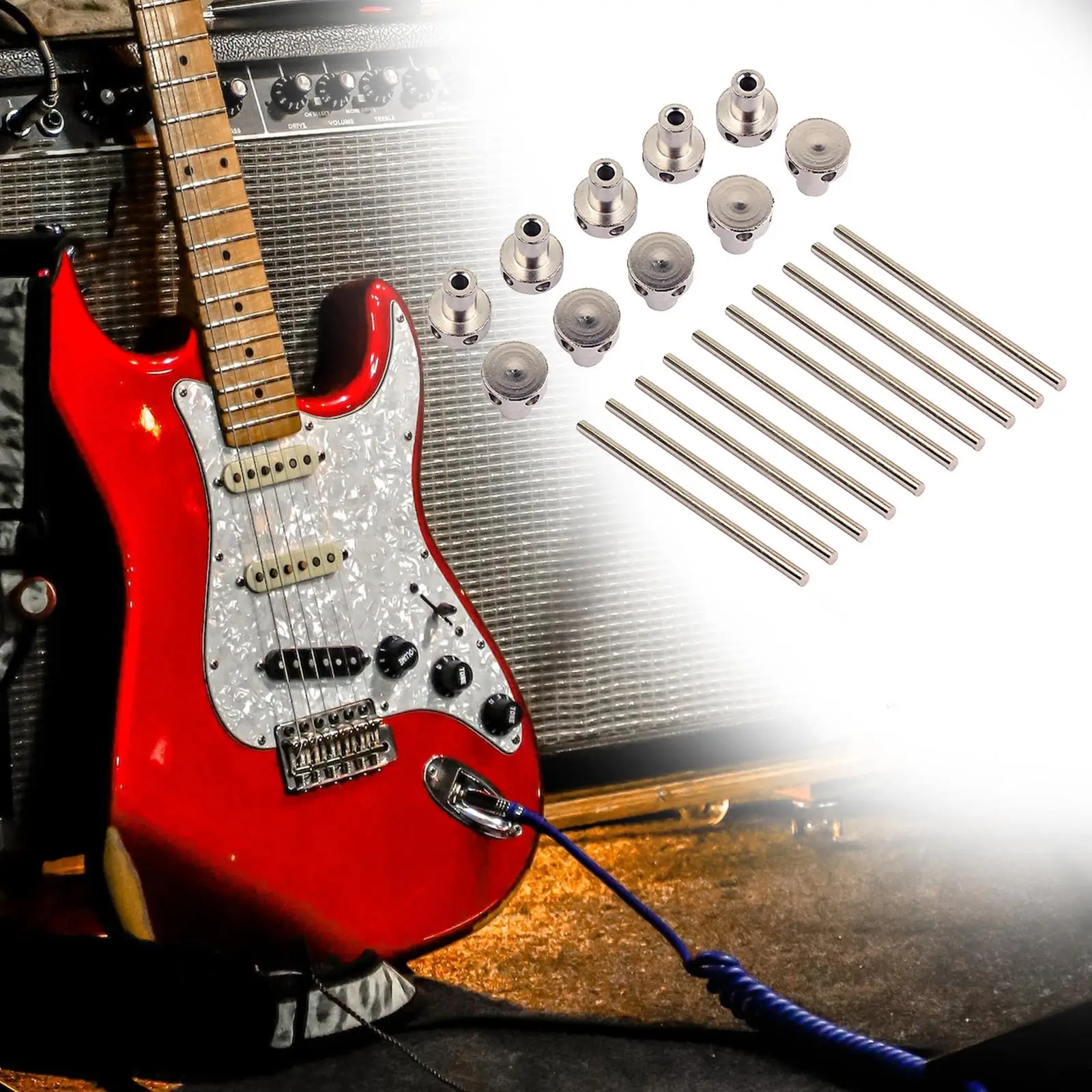 10 Set Guitar Spoke Wheel Truss Rod Nut Steel Bar Repair, 02/08/2024