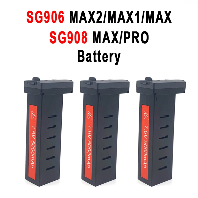 Zll dron sg906 max2/max1/max bateria sg908 pro/max zangão bateria 7.6v 3400mah/5000mah grande ...