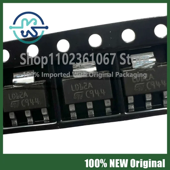 10PCS-LD1117AS12TR-LD1117AS18TR-LD1117AS25TR-LD1117AS33TR-LD1117AS50TR ...
