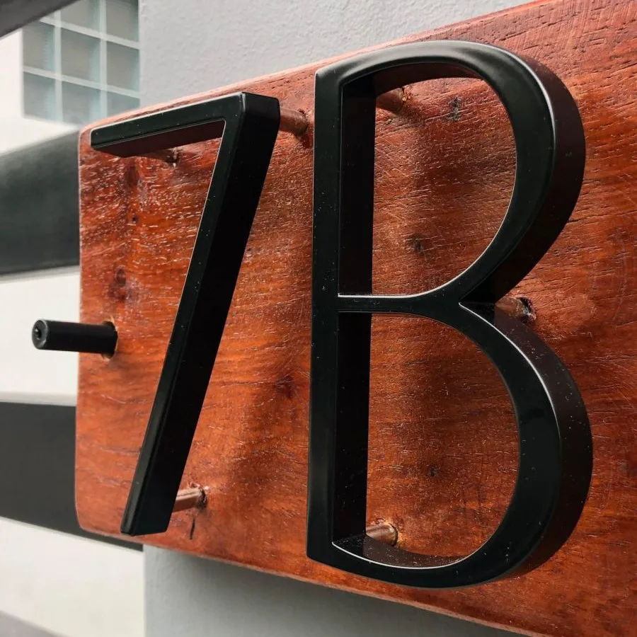 Modern House Letters