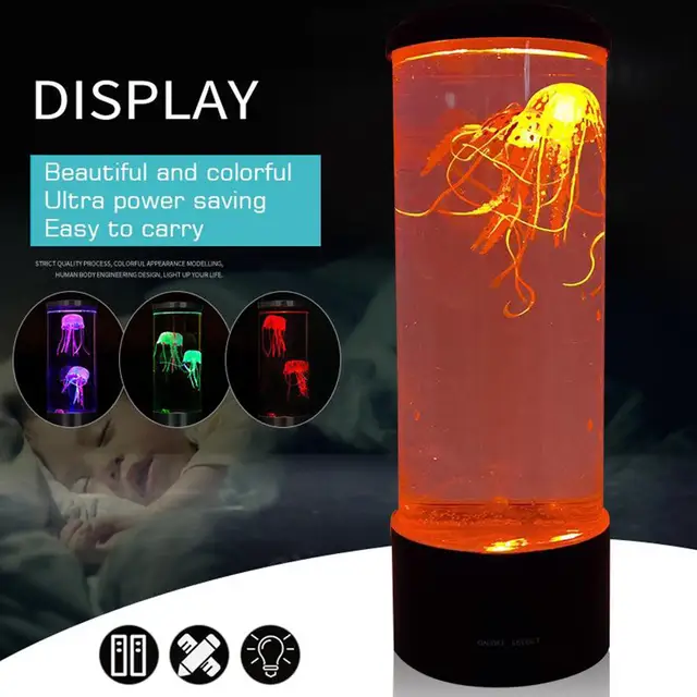 인스타 대란 Led 해파리 램프 수족관 침대 옆 야간 분위기 분위기 멋진 플로팅 야간 조명 귀여운 카와이 크리스마스 선물