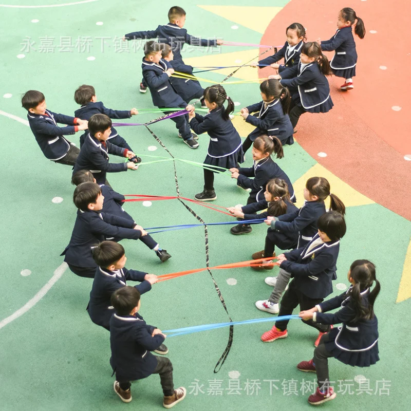 Kindergarten-Outdoor-Games-Funny-Against-Tug-of-War-Hopscotch-Team ...