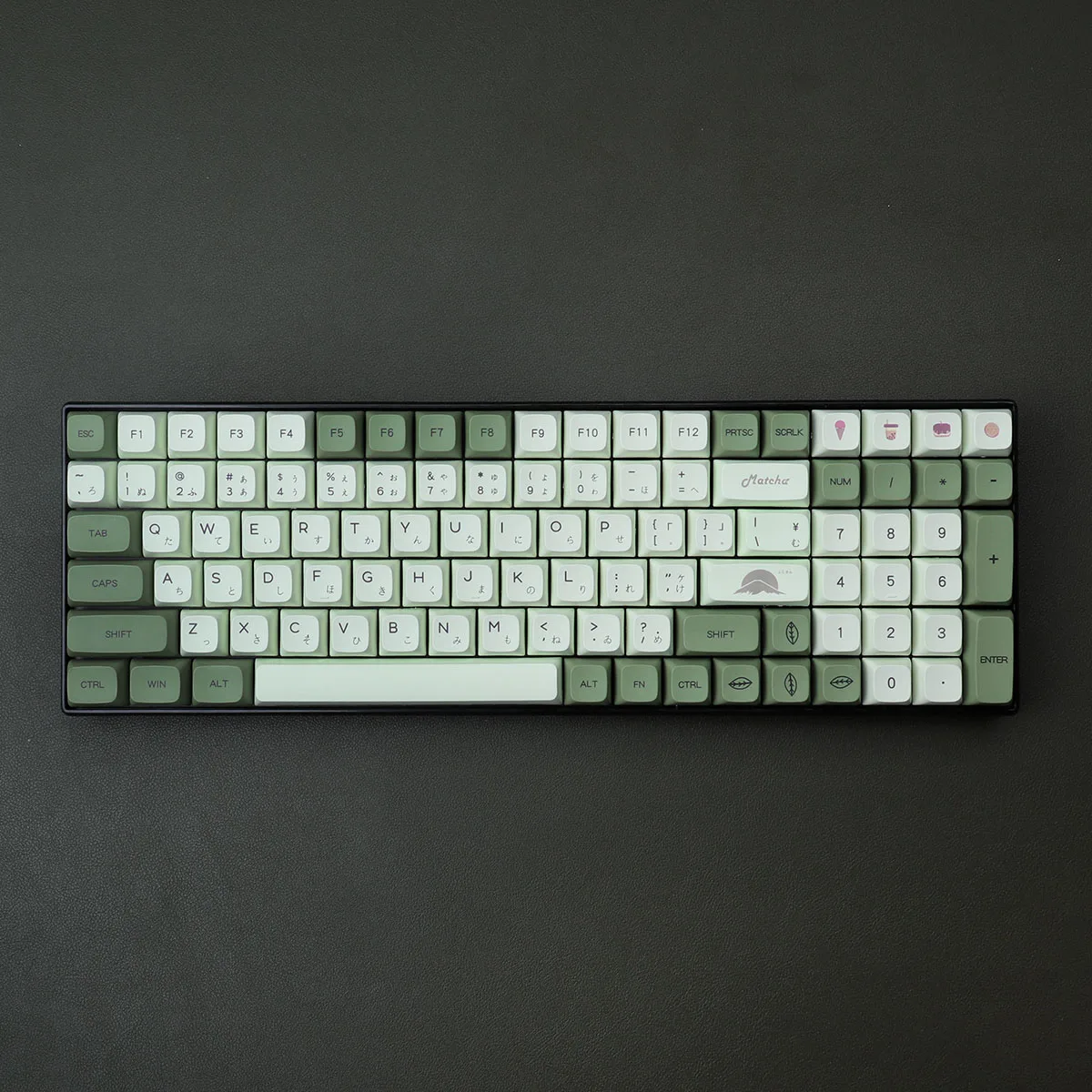 1 Set Mint Matcha Keycaps PBT Dye Sublimation Keycap XDA Profile Key ...
