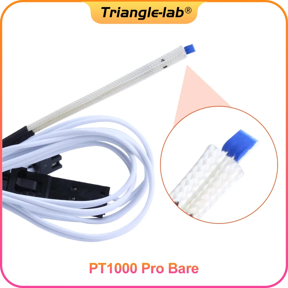 Trianglelab-PT1000-Pro-Bare-Thermistor-Cartridge-high-temperature-450Celsius-for-Rapido-Hotend ...