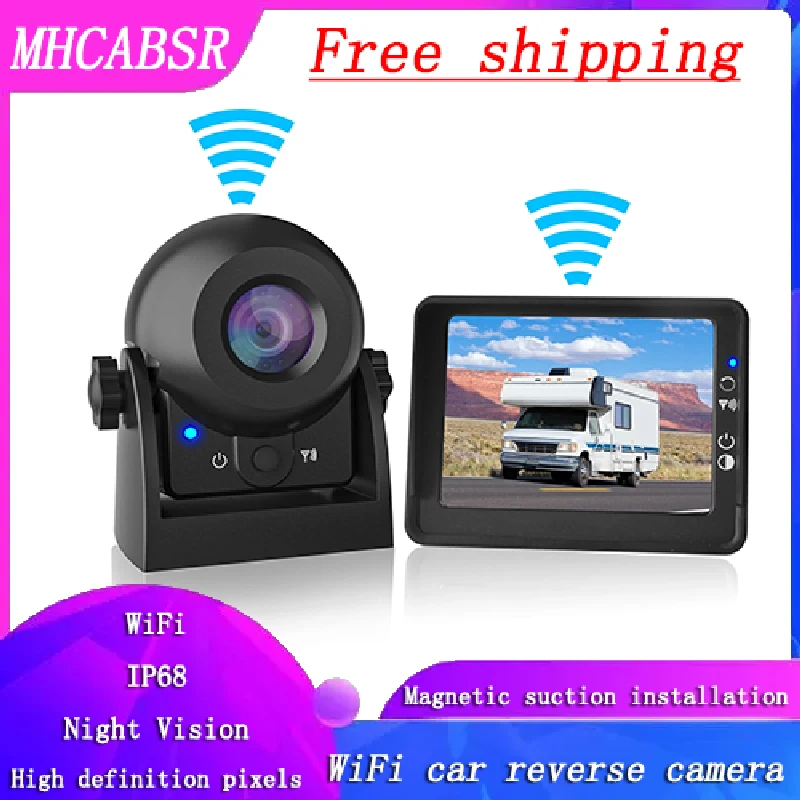 MHCABSR-WiFi-Wireless-Reversing-Camera-with-3-5-Inch-LCD-ahd-Monitor ...