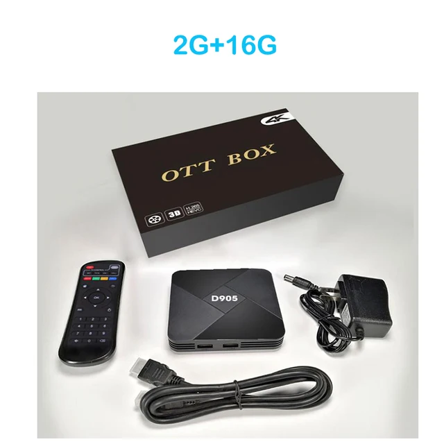 D905 Smart Tv Box Android 10 Amlogic S905L ARM Cortex A53 4GB 32GB Wifi ...