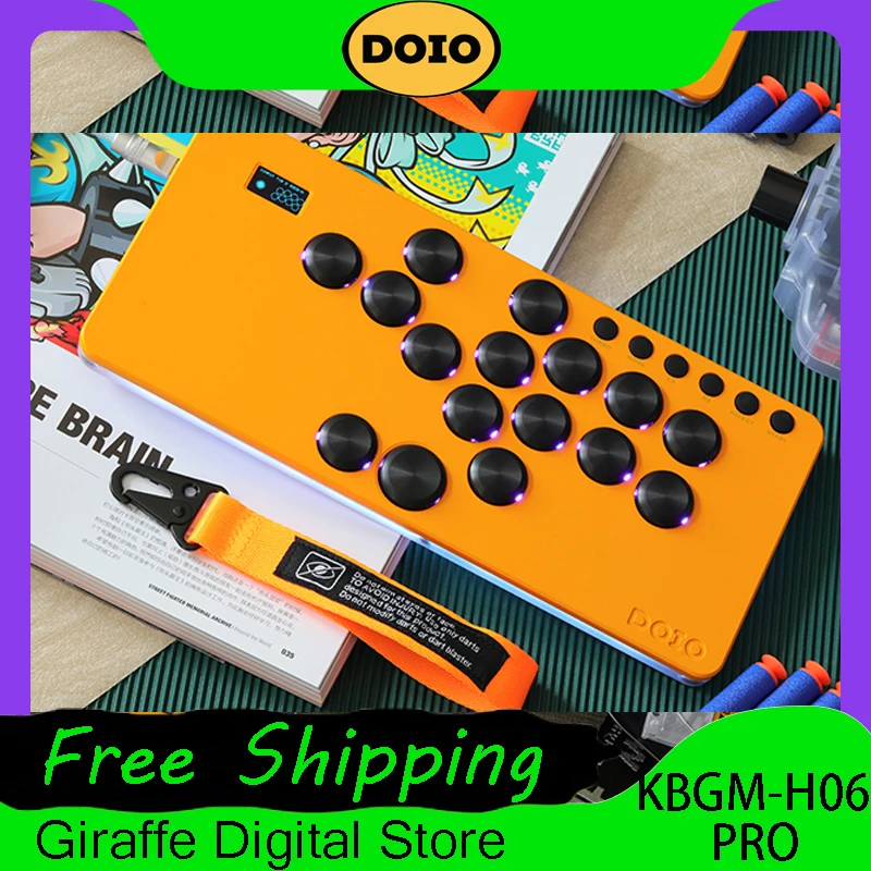 DOIO-KBGM-H06-PRO-HITBOX-mechanical-keyboard-aluminum-alloy-full-key-custom-RGB-gaming-keyboard ...