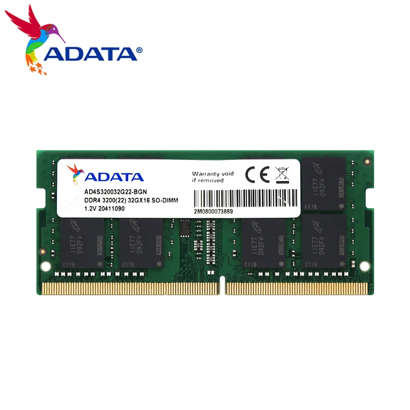 Adata Ddr4 3200 So-dimm Memory High Performance 32gb 16gb 8gb 3200mhz ...