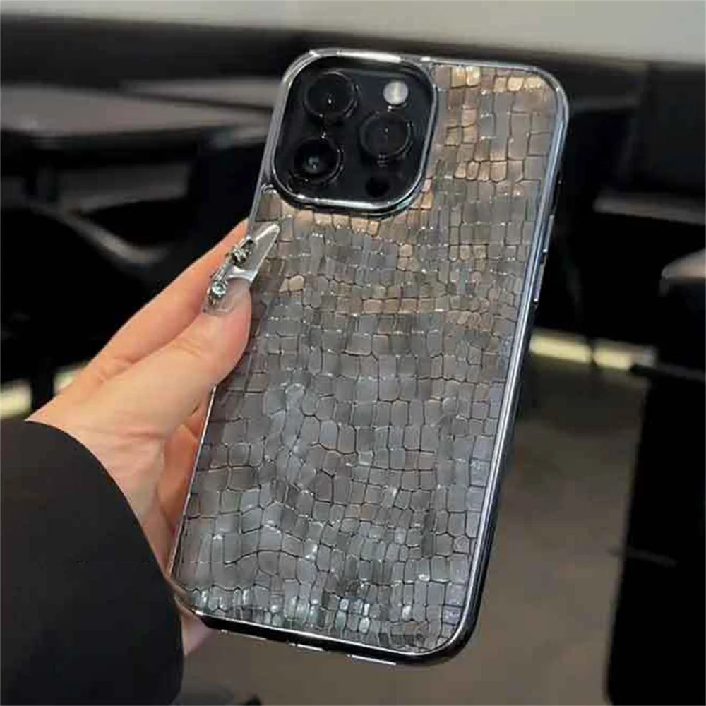 Luxury Glossy Retro Crocodile Texture Case For iPhone 17 Air 16 15 14 ...