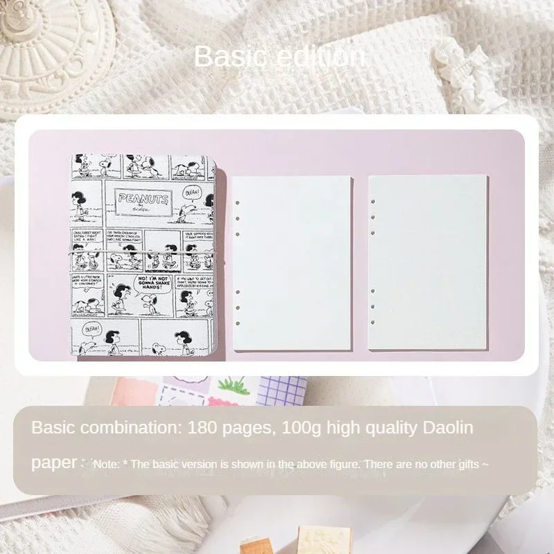 Cuaderno de notas de manga de Snoopy Charlie Brown A5 A6 Diario semanal ...