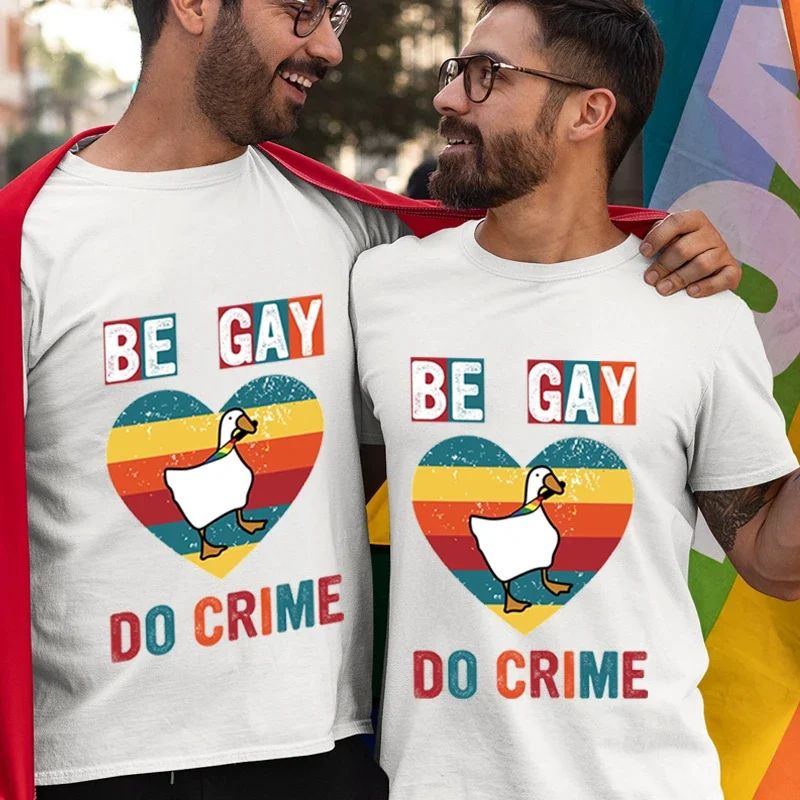 Be-Gay-Do-Crime-Tees-Unisex-Pride-Month-Oversized-T-Shirt-Lesbian-Gay ...