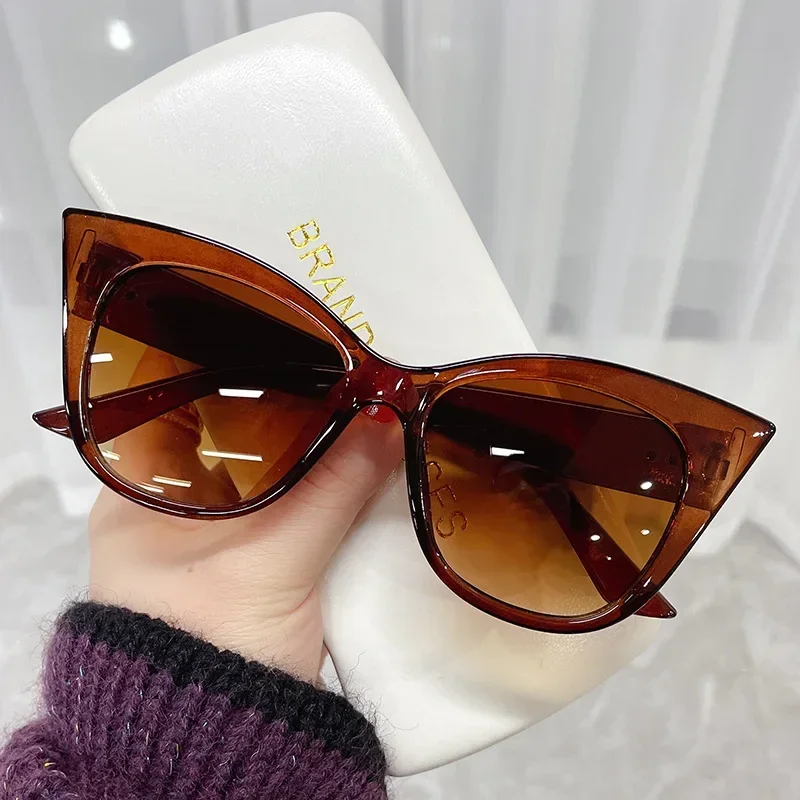 1pcs-New-Cat-Eye-Sunglasses-Woman-Fashion-Big-Frame-Cat-Sun-Glasses ...